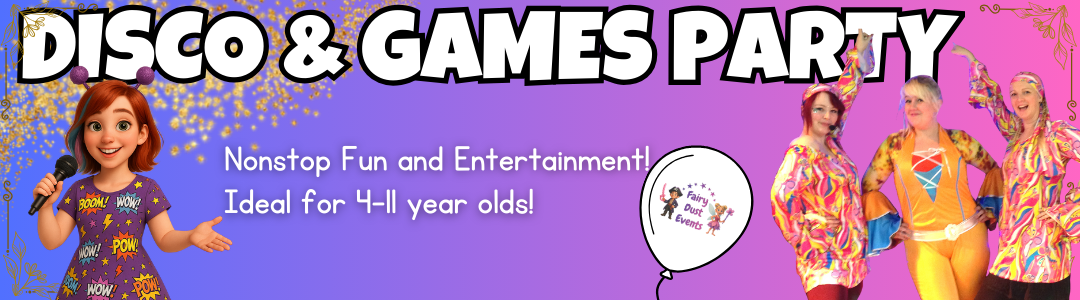 Disco Party - Fairy Dust Events | Children's Party Entertainer | Kids ...